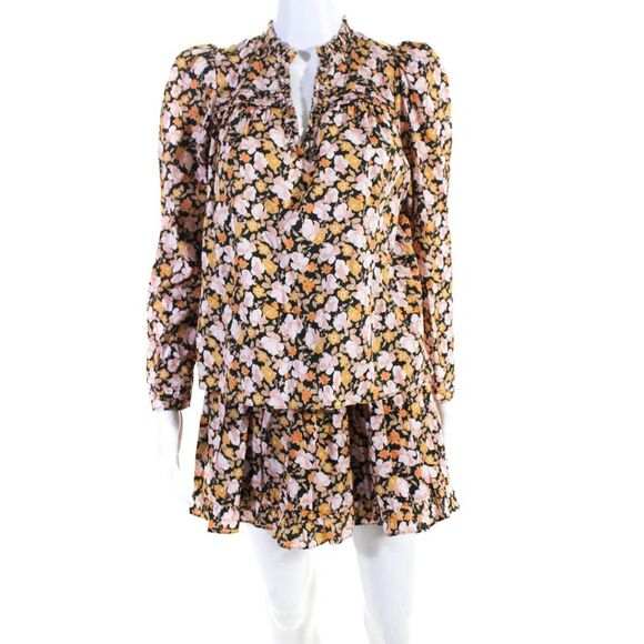 The Westside | Tops | The Westside Womens 34 Sleeve V Neck Floral Shirt ...